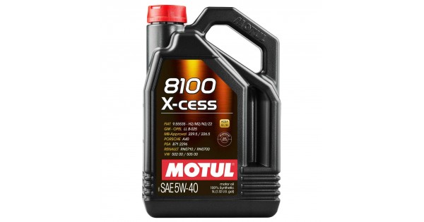Масло Motul 8100 X-cess 5W40 - 5L на Топ Цена | Ойл Груп БГ