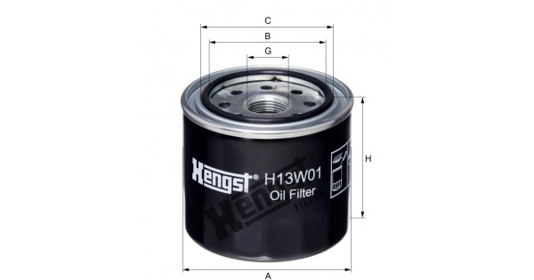 Маслен филтър HENGST H13W01 | Ойл Груп БГ